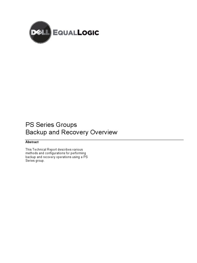 TR Backup Recovery | PDF | Backup | Computer Data Storage