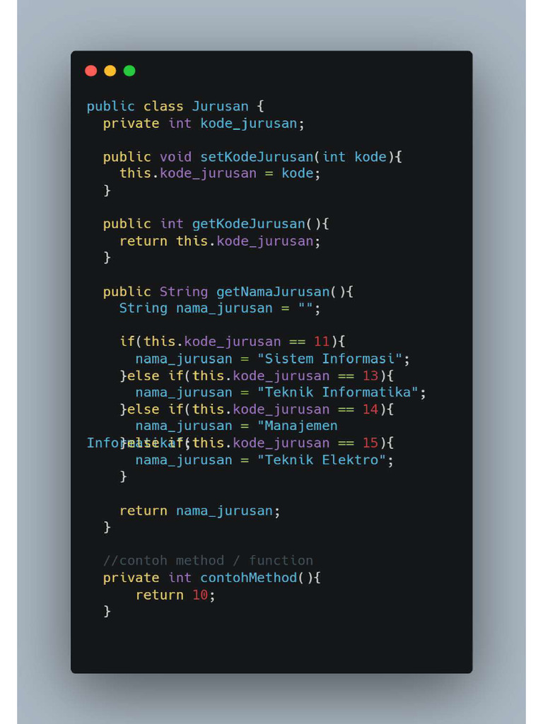 Pertemuan 2-3 OOP Inheritance If and Array List | PDF