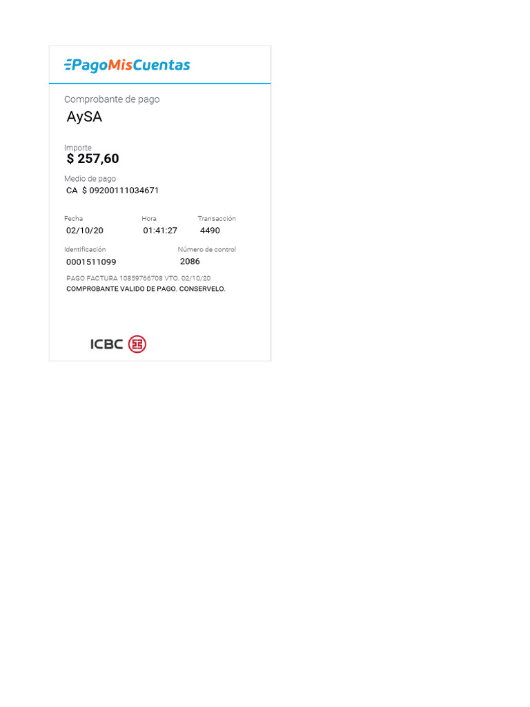 AySA 2086 | PDF | Finanzas y dinero
