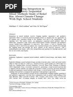 Ivankova Et Al 2006 Using Mixed Methods Sequential Explanatory Design ...