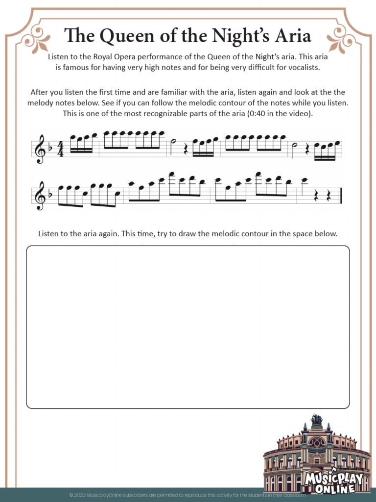 The Magic Flute Worksheets | PDF