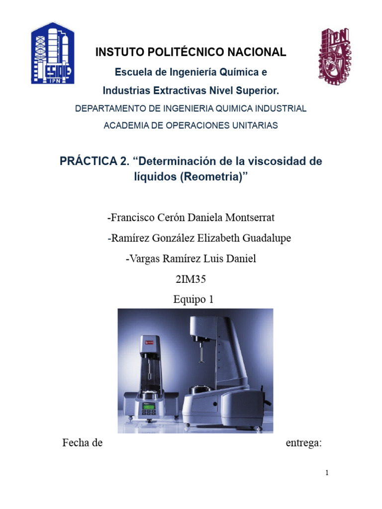 Reometria FFT | PDF | Viscosidad | Reología
