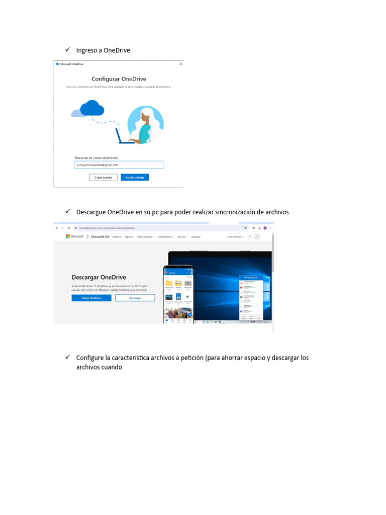 Ingreso A OneDrive | PDF