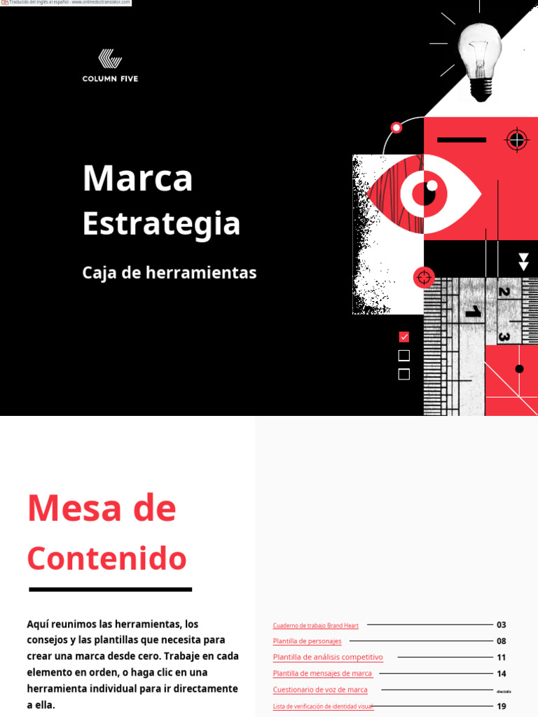 C5 Brand Strategy Toolkit - En.es | PDF | Marca | Diseño web