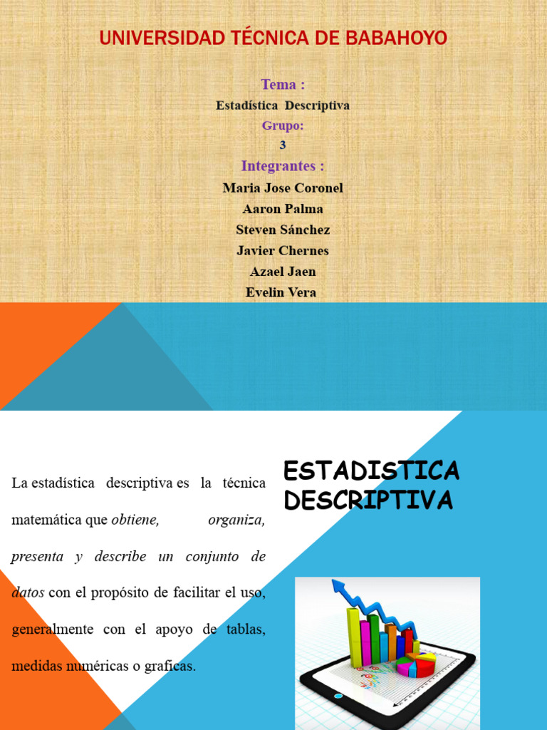 Exposicion Mate 127 | PDF | Estadísticas | Estadísticas descriptivas