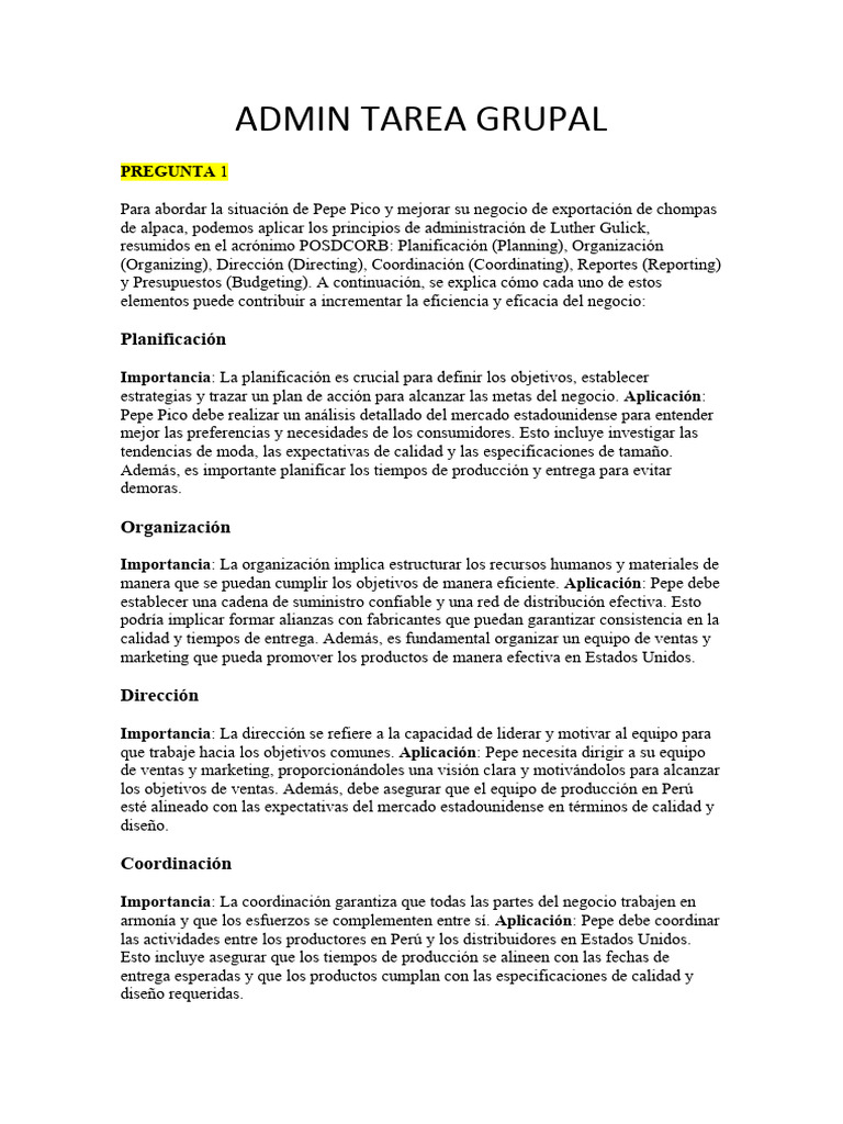 Admin Tarea Grupal | PDF | Calidad (comercial) | Marketing