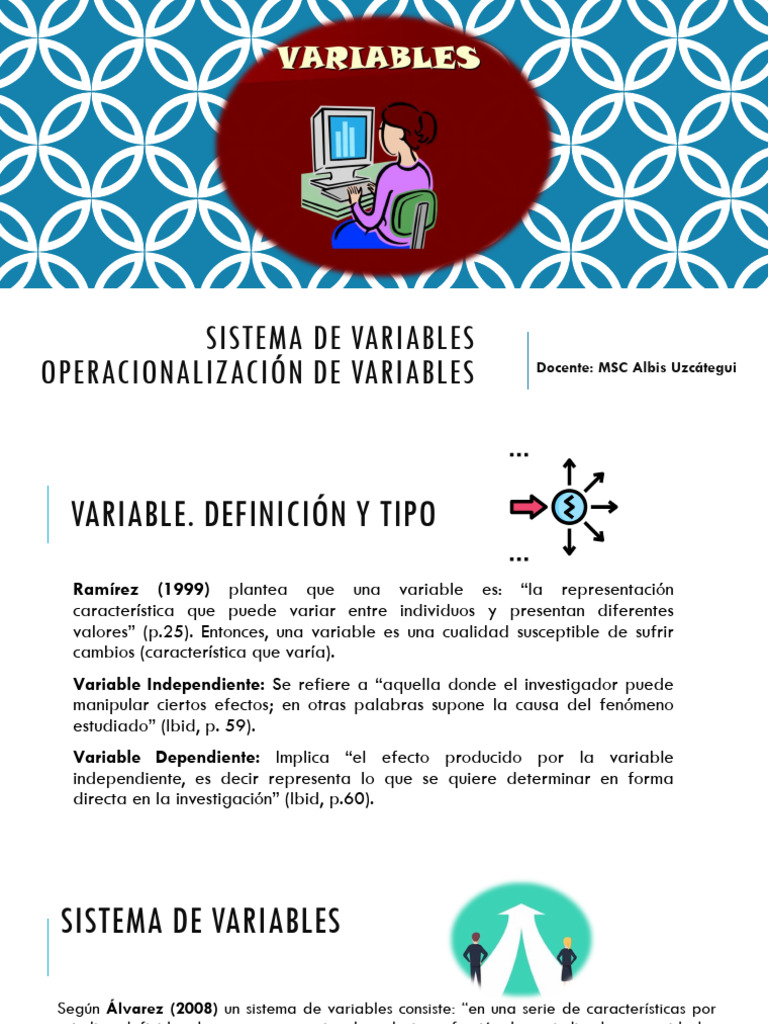 Sistema de Variables | PDF | Liderazgo | Variable (Matemáticas)