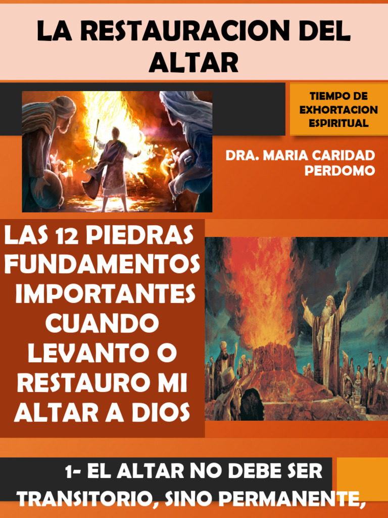 Restauración del Altar a Dios | PDF | Religión y espiritualidad