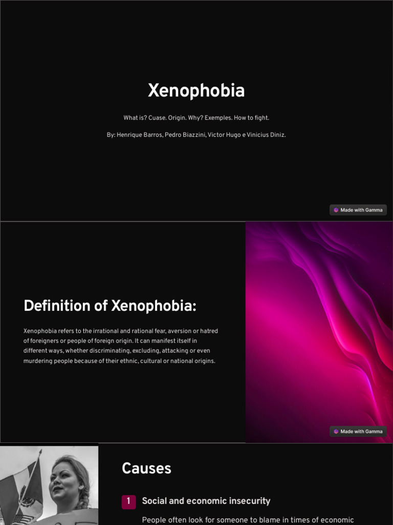 Xenophobia | PDF | Xenophobia | Injustice
