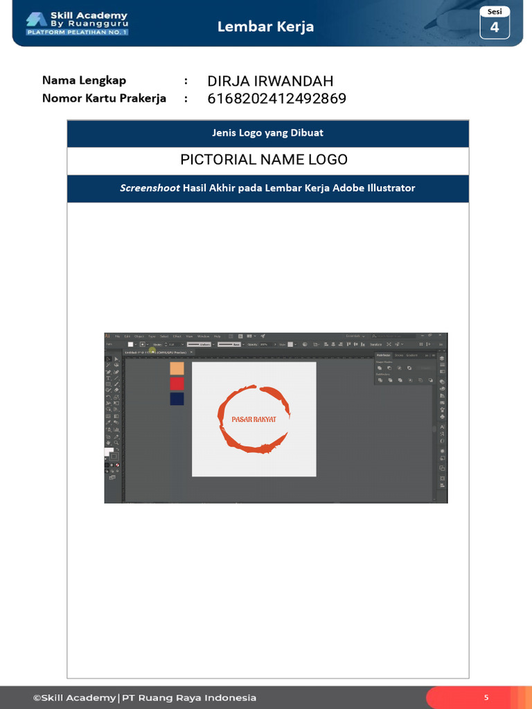 TPM 2 Membuat Logo Berdasarkan Studi Kasus-Dirja Irwandah | PDF