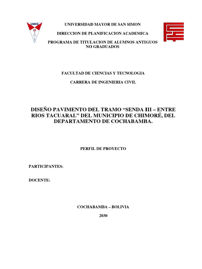 021 Diseño de Pavimento de Un Tramo Ok | PDF | Presupuesto | Ciencias ...