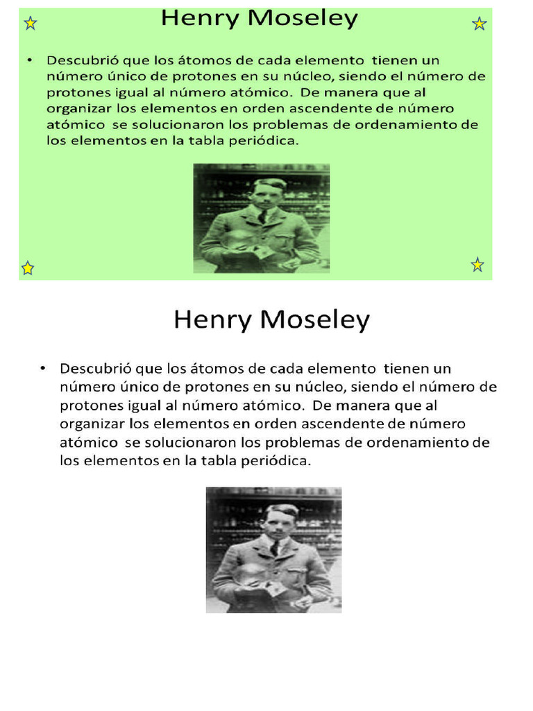 Henry Moseley | PDF