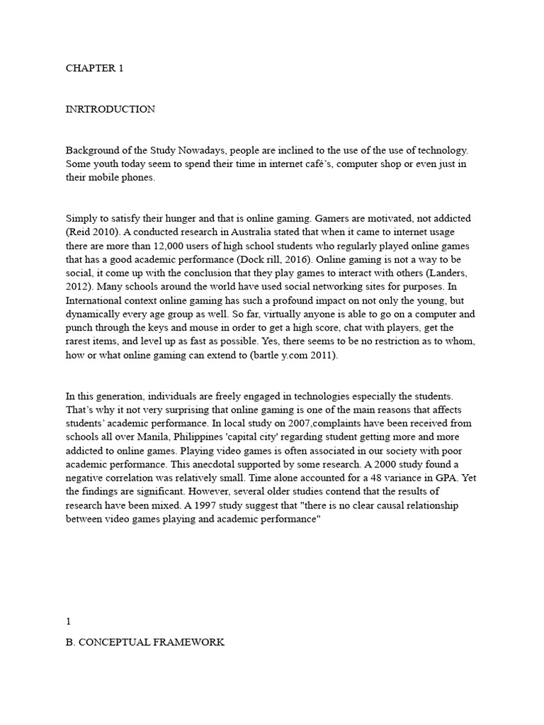 Research Group 5 Impacts of Online Gaming To The Academic Performances ... Research Group 5 Impacts of Online Gaming To The Academic Performances ...