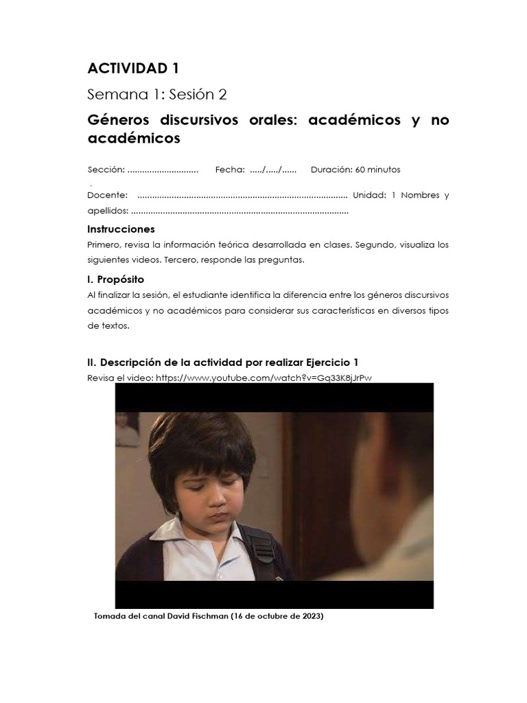 Géneros Discursivos Orales en Videos | PDF | Comunicación humana