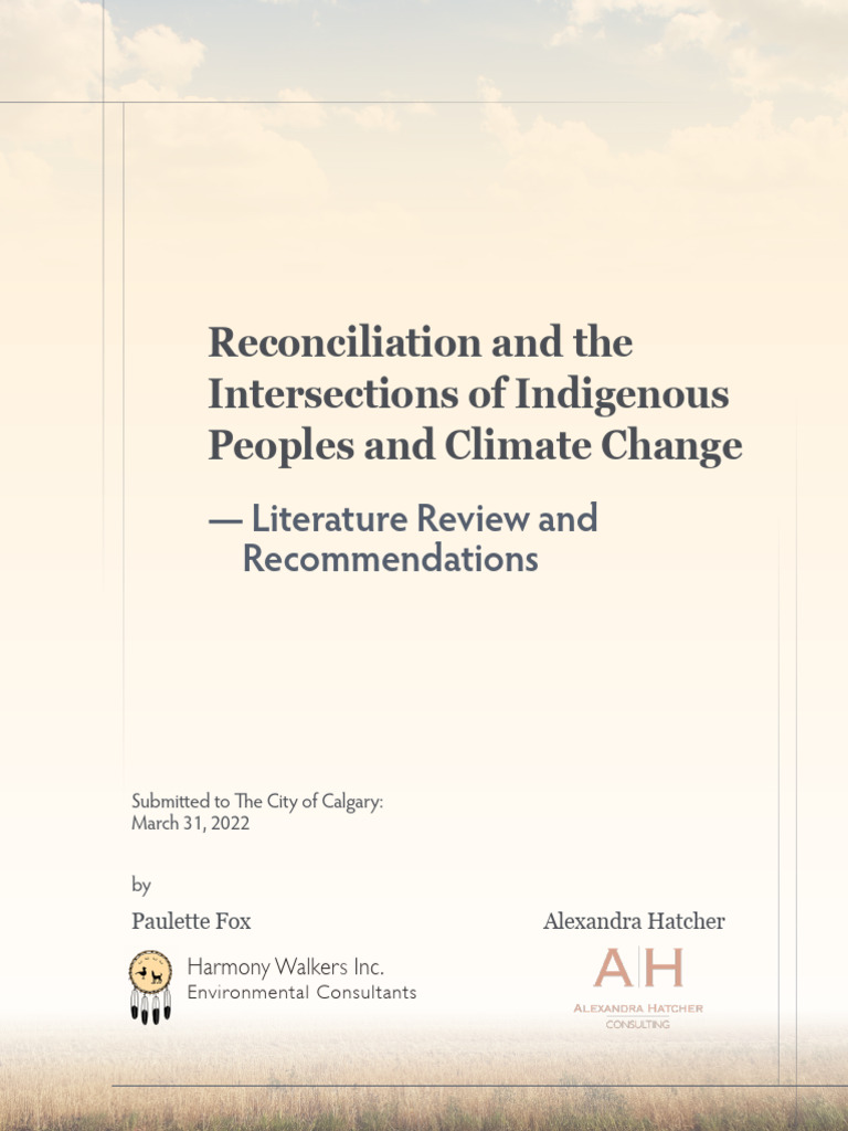 Indigenous Climate Change Reconciliation Guide | PDF | Sustainability ...
