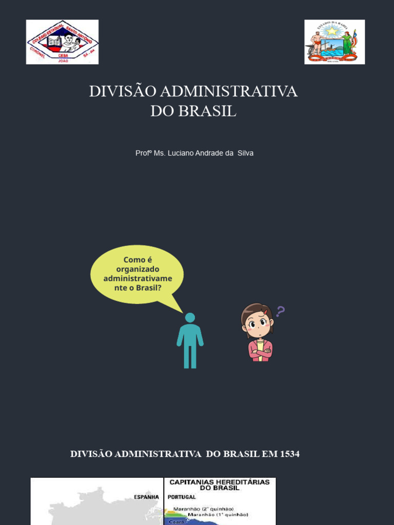Divis-O Administrativa Do Brasil | PDF | Brasil