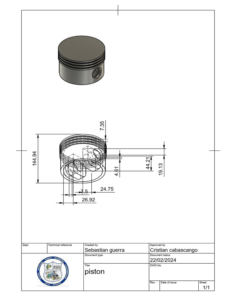 Piston | PDF