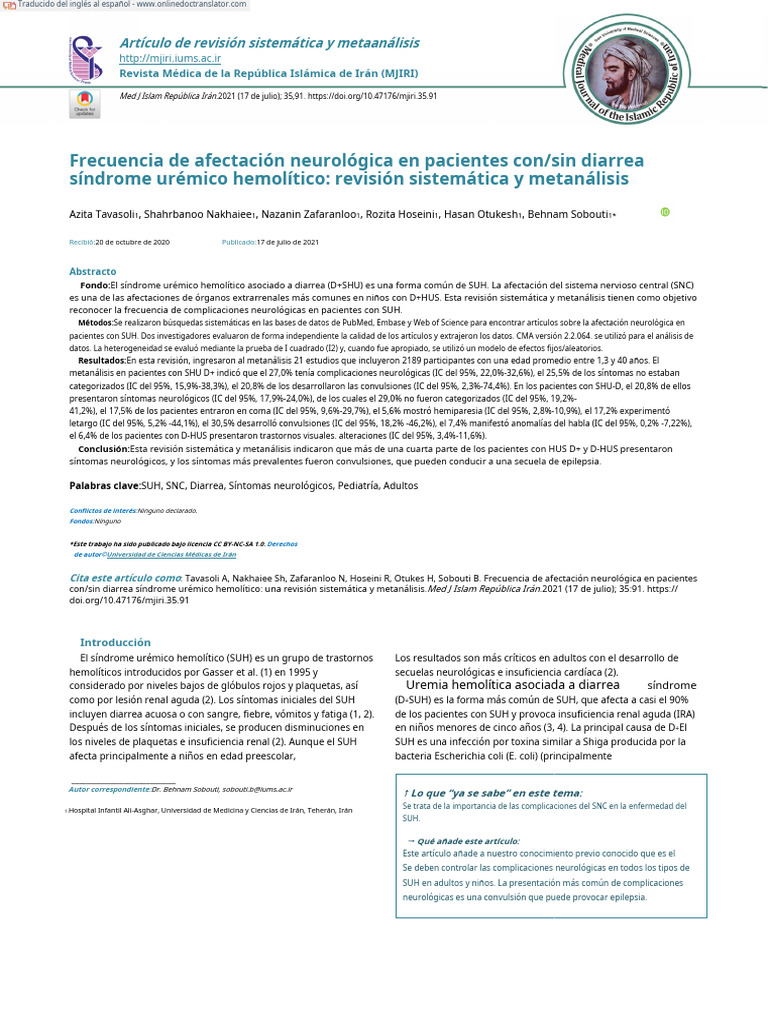 SUH.en.es | PDF | Enfermedades y trastornos | Medicina CLINICA
