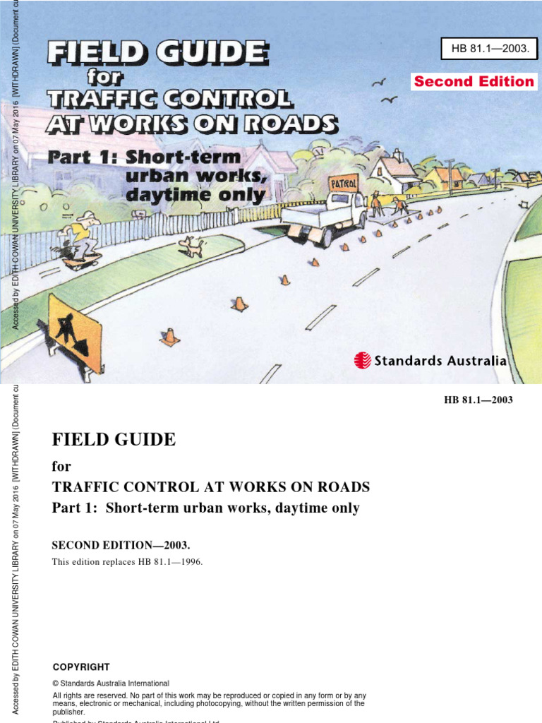 HB81 1-2003 | PDF | Traffic | Controlled Access Highway