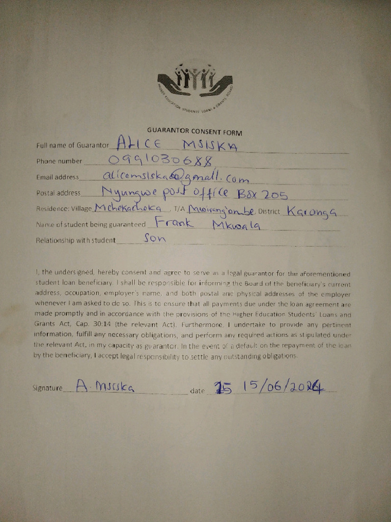 Guarant Consent | PDF