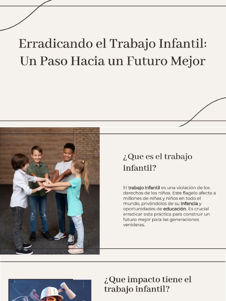 El Trabajo Infantil | PDF