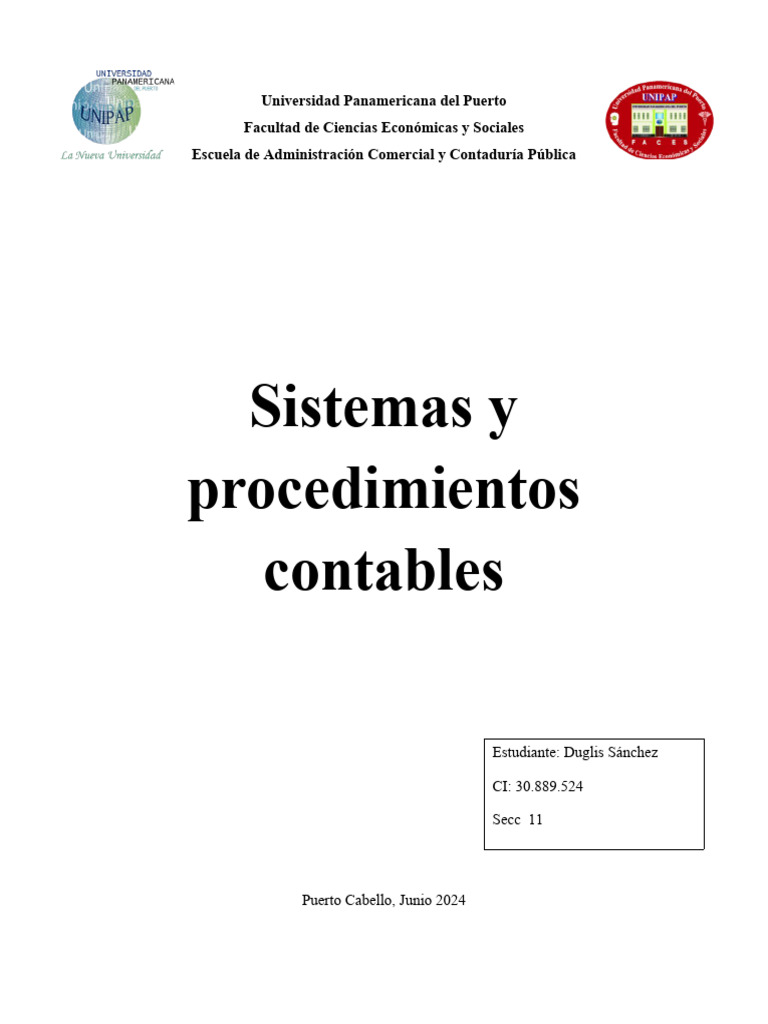 Sistema Contable | PDF | Business | Contabilidad