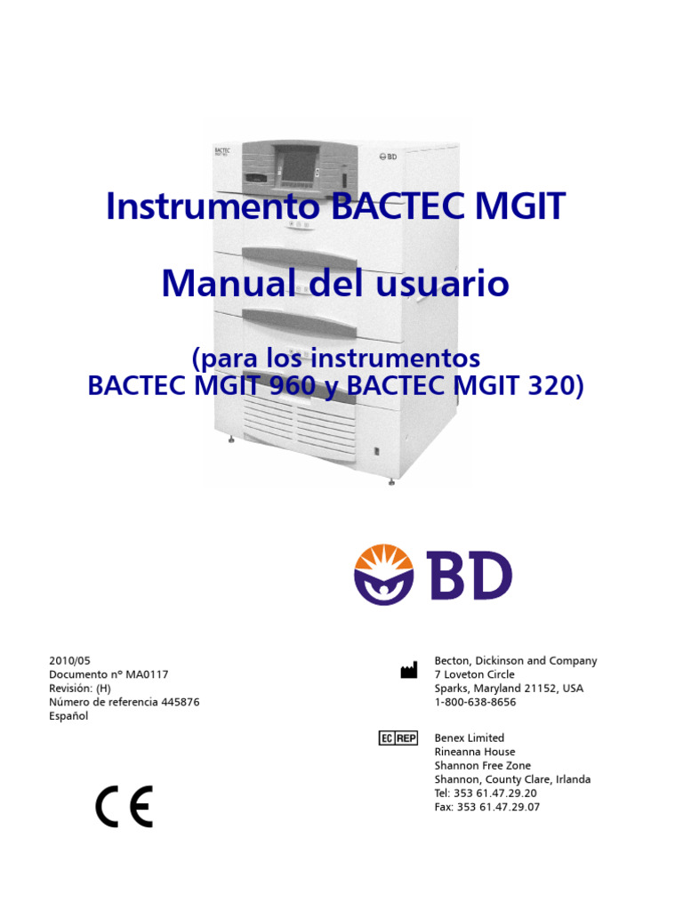 MGIT USER MANUAL 960-320 Español | PDF | Diodo emisor de luz ...