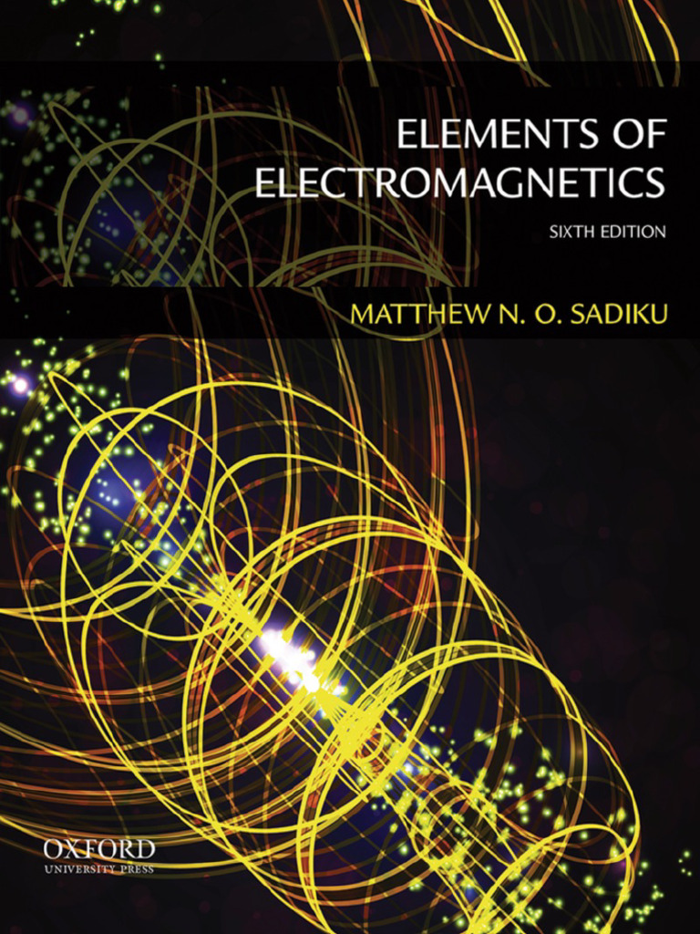 Elements of Electromagnetics Overview | PDF | Printing | Graphic Design