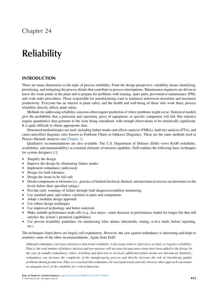 Reliability | PDF | Reliability Engineering | Risk