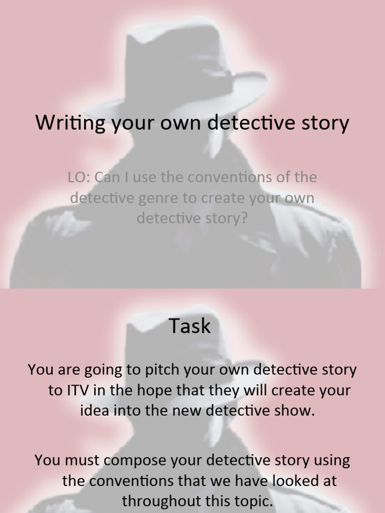 Crafting Your Detective Story | PDF | Detective Fiction | Detective