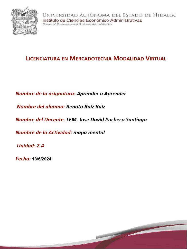 AA2 ACT2.4 Mapa Mental Renato Ruiz Ruiz | PDF