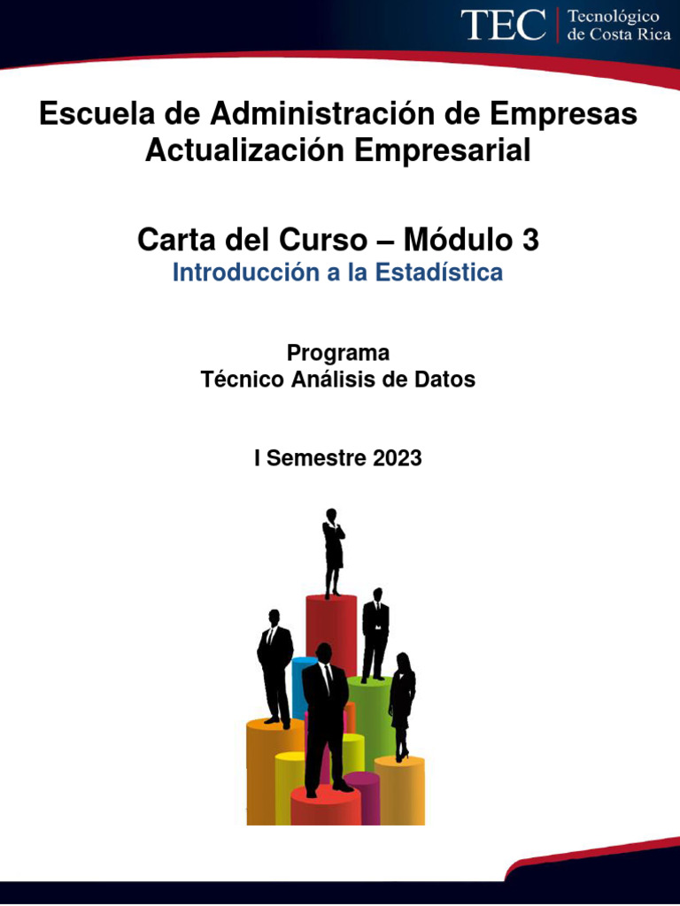 Programa Curso Introduccion A La Estadistica 2024 | PDF | Estadísticas | Evaluación