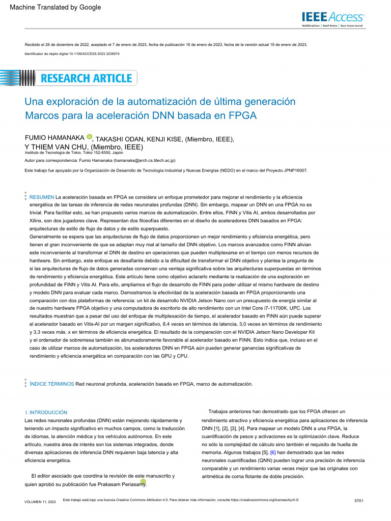 An Exploration Of State Of The Art Automation Frameworks For Fpga Based Dnn Acceleration 1