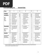 KET Reading and Writing Answer Sheet | PDF