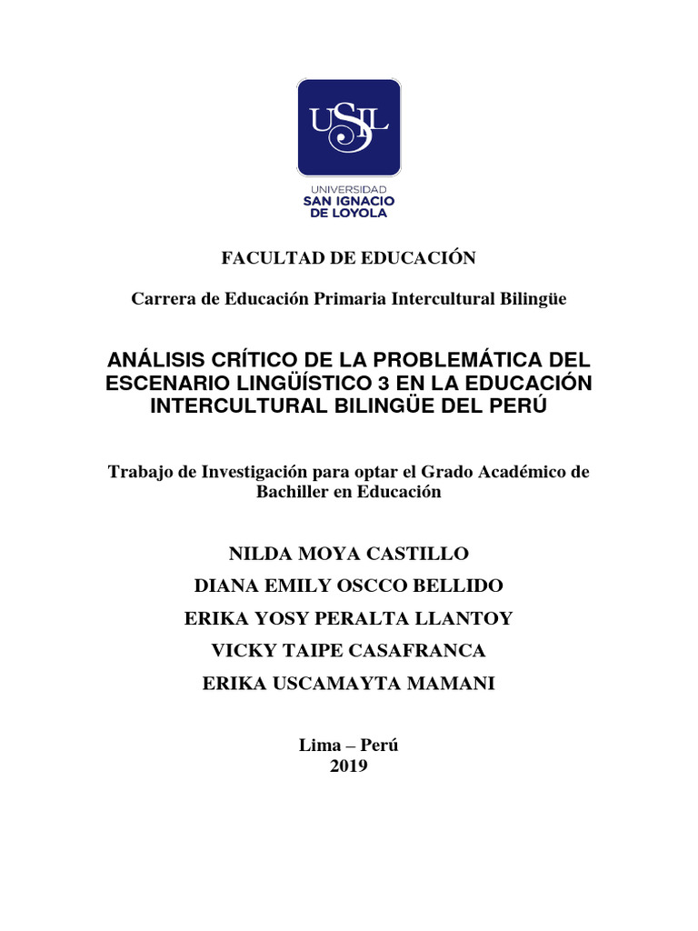 2019 - Moya-Castillo Tesis | PDF | Multilingüismo | Segundo lenguaje