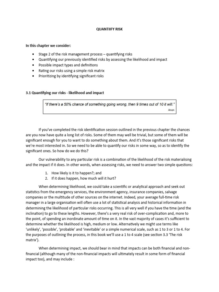 QUANTIIFY-RISK | Download Free PDF | Risk | Risk Assessment QUANTIIFY-RISK | Download Free PDF | Risk | Risk Assessment