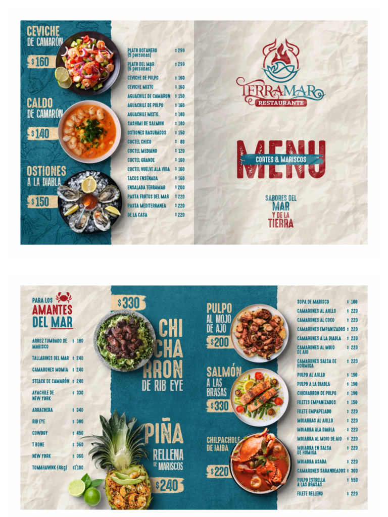 MENU TERRAMAR | PDF