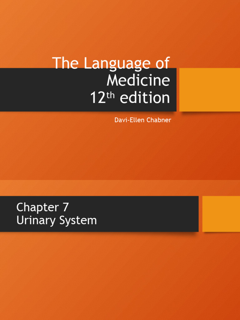 Chapter - 007 Lecture | PDF | Kidney | Genitourinary System