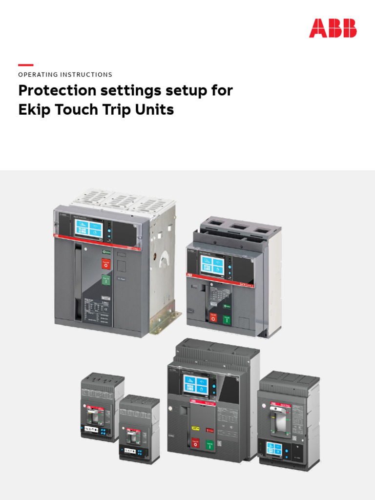 Ekip Touch Trip Unit Protection Setup | PDF | Electronics | Electrical ...
