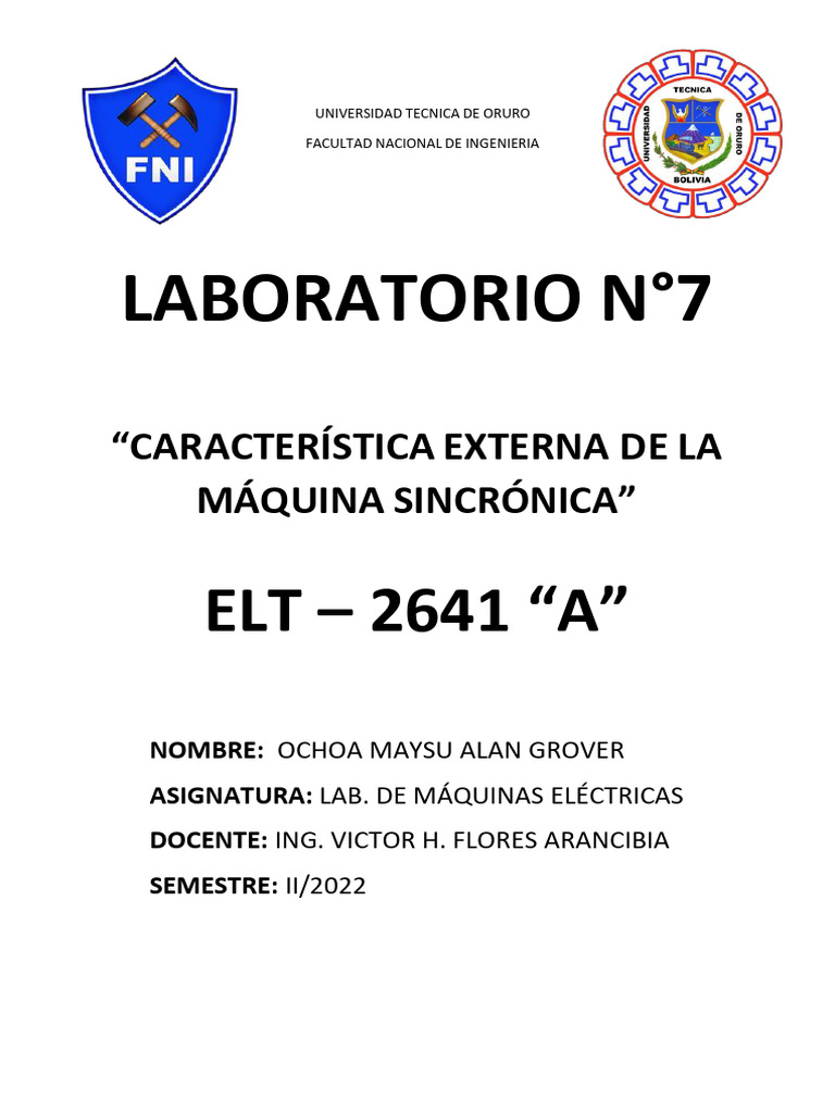 Ochoa Maysu Alan Grover Lab7 Elt2641 | PDF | Bienes manufacturados ...