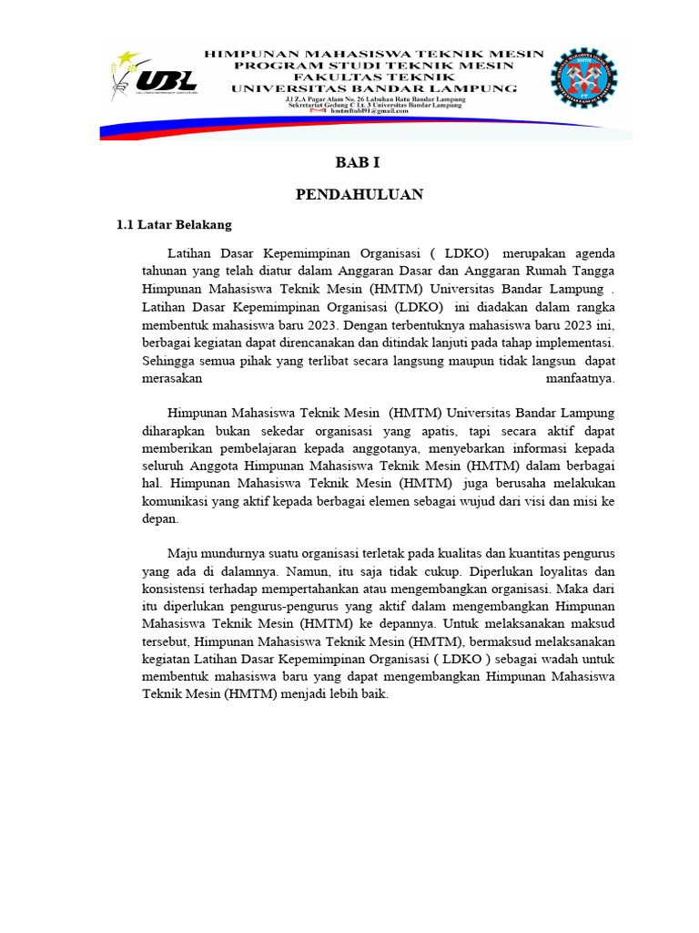 LPJ Ldko Angkatan 2023 | PDF