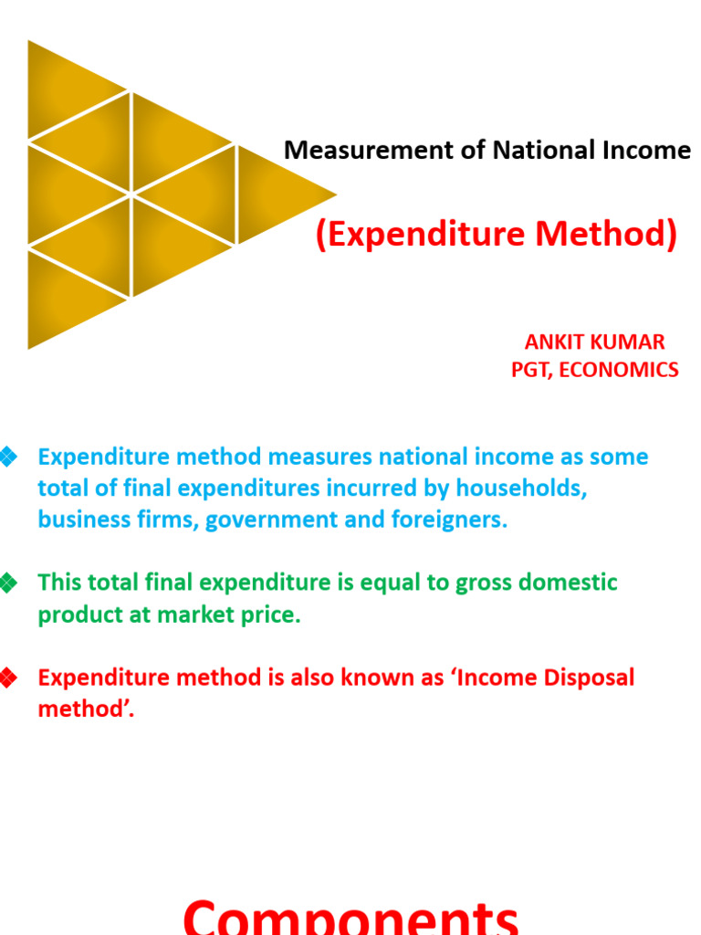 Measurement of N.I. (Expenditure Method) | PDF | Capital Formation ...