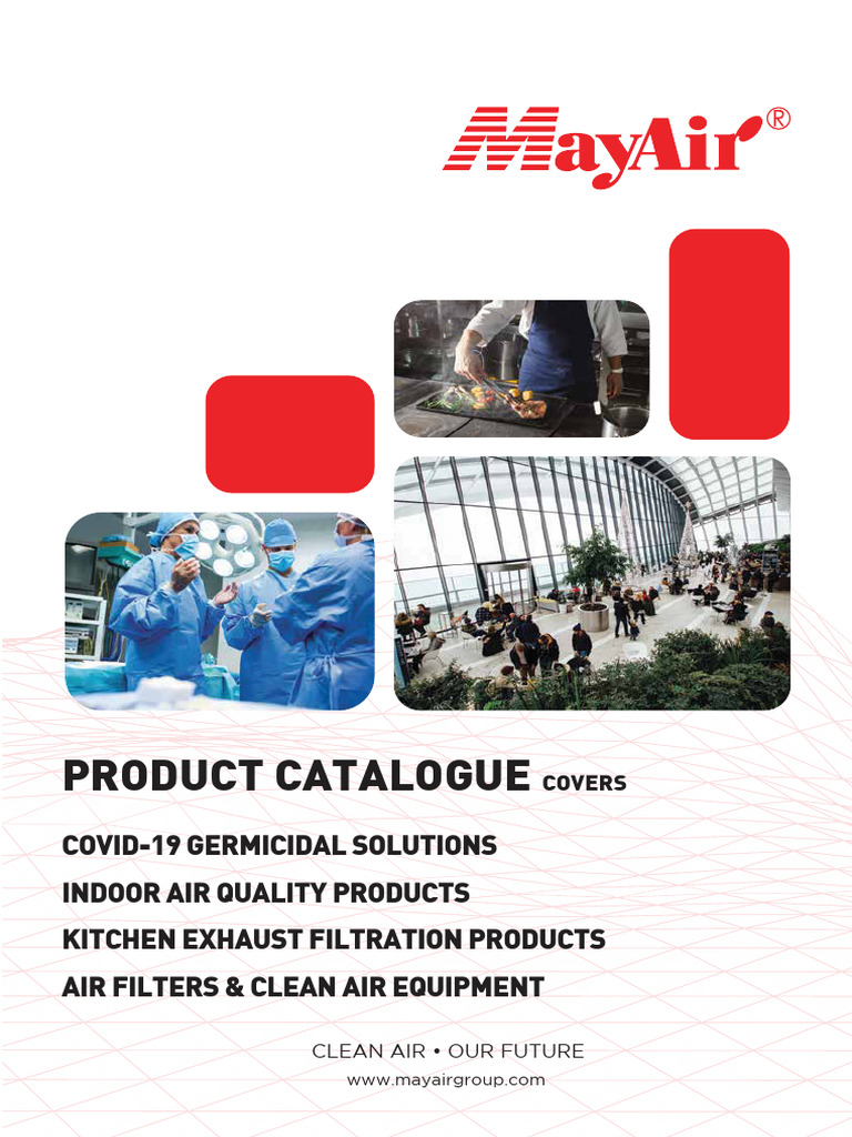 Mayair Air Filter Product Catalogue | PDF | Water Purification | Ozone