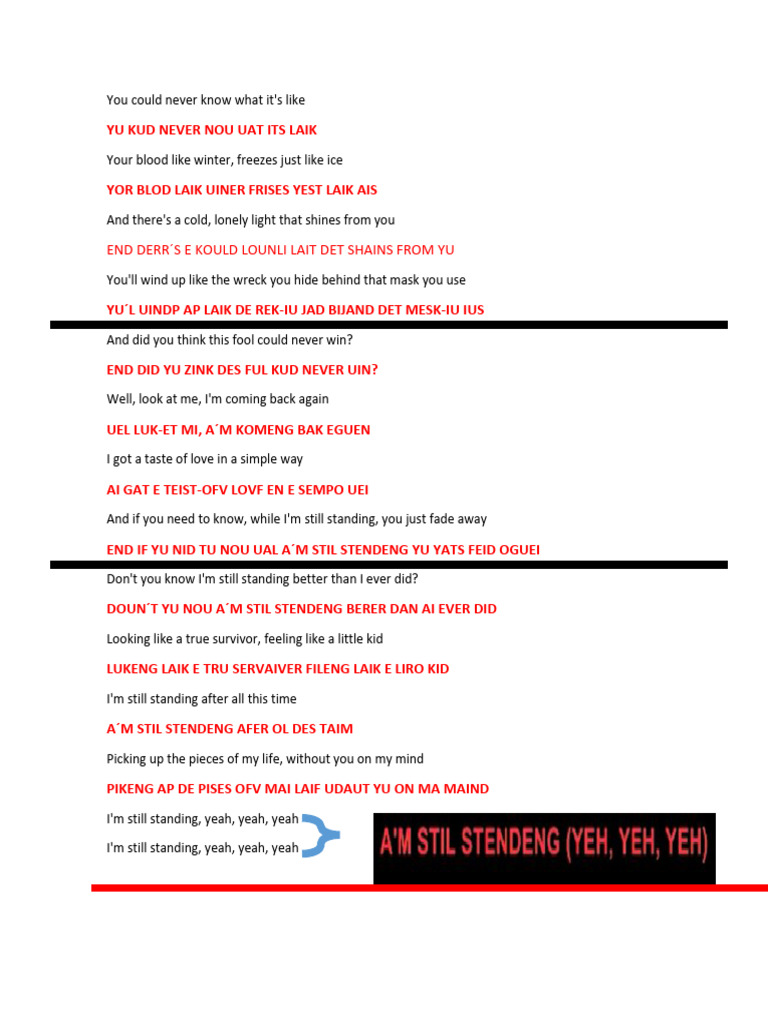 You Could Never Know What It | PDF
