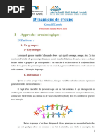 Dynamique du groupe selon Lewin | PDF | Direction | Sciences comportementales