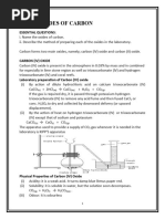 Laboratory Preparation of Carbon Dioxide | PDF