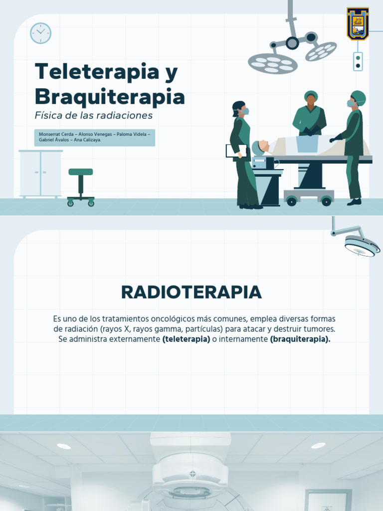TELETERAPIA Y BRAQUITERAPIA - Física | PDF | Desintegración radioactiva ...