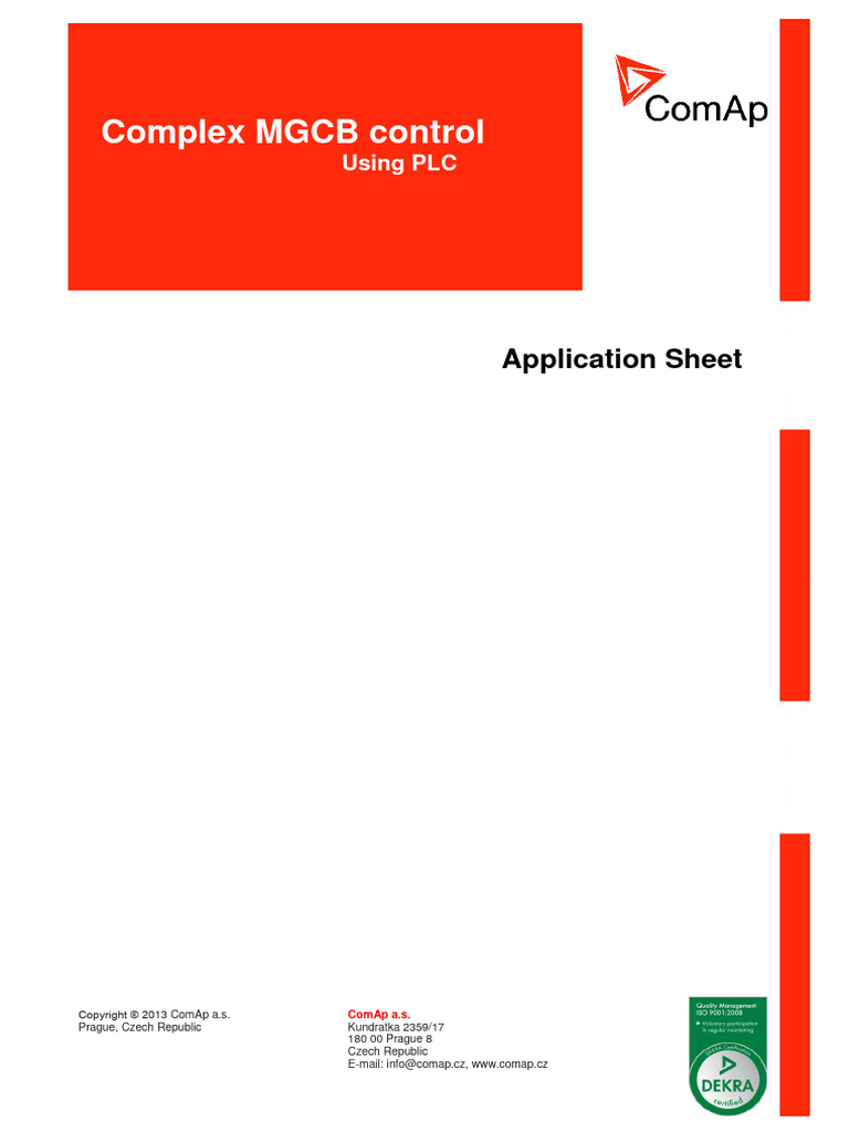 PLC MGCB Control by Mint | PDF | Power Supply | Feedback