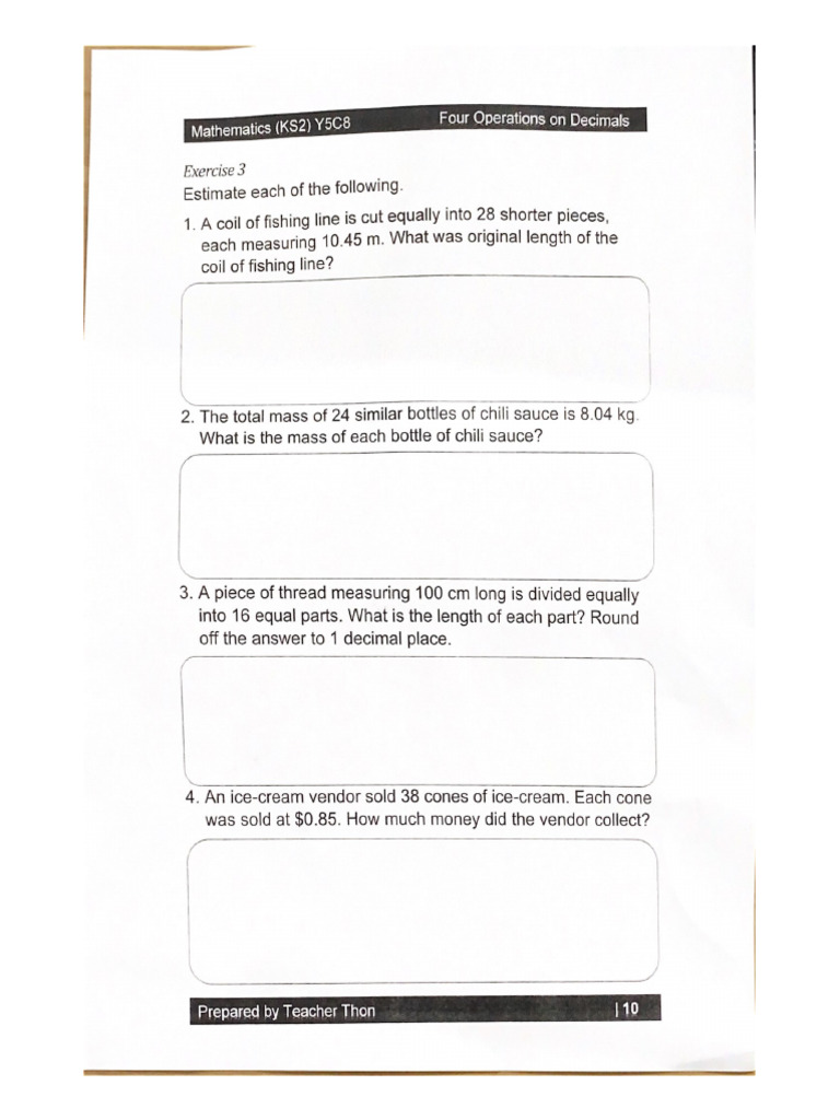 Mathematics (KS2) Y5C8 Extra | PDF