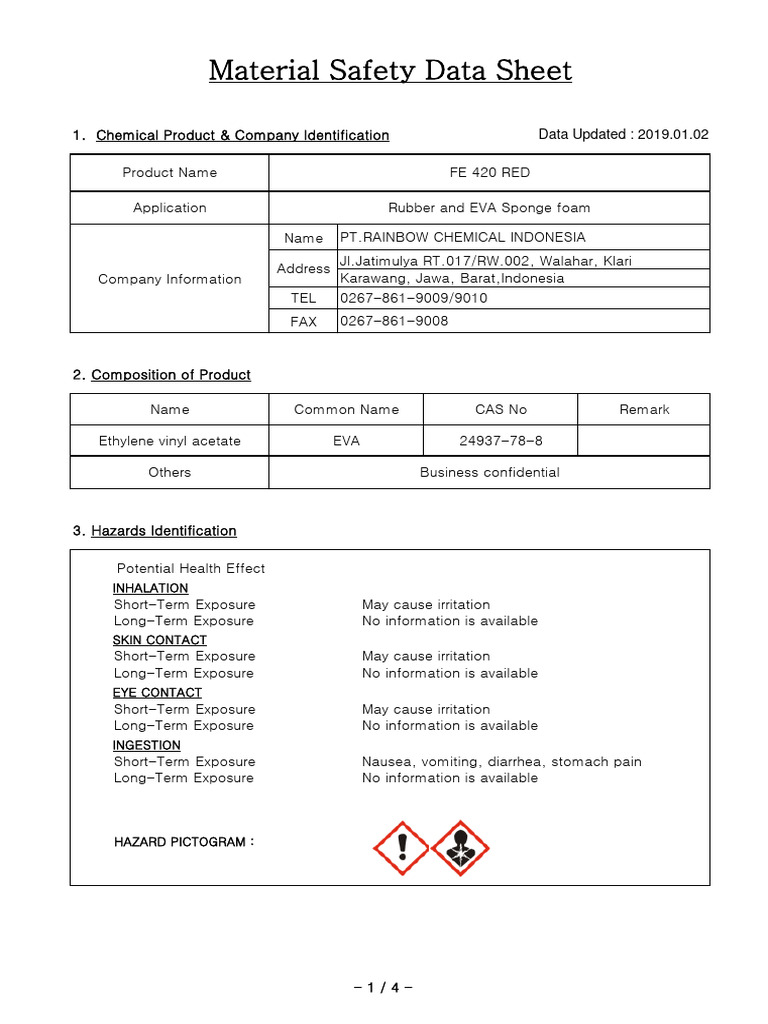 Fe 420 Red-New | PDF | Dangerous Goods | Water